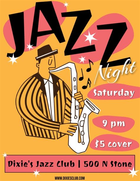 Copy Of Jazz Night Postermywall