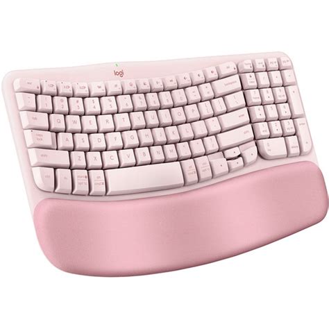 Logitech Wave Keys Ergonomic Wireless Keyboard For Windows And Mac With