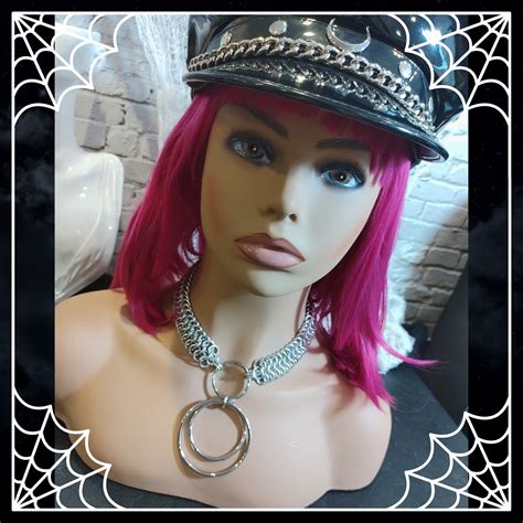 Gothic Choker Pastel Goth Punk Bdsm In European Chain Etsy