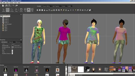 CopperCube 6 Female Characters By Emlplay