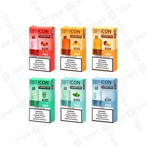 Swft Icon 7500 Smart Display Smart Vape Flavors Recharge