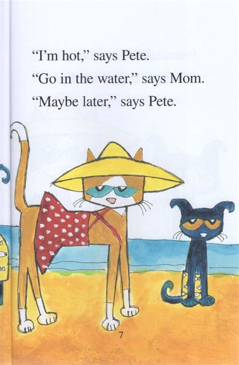 Pete The Cat Pete At The Beach I Can Read My First Shared Reading
