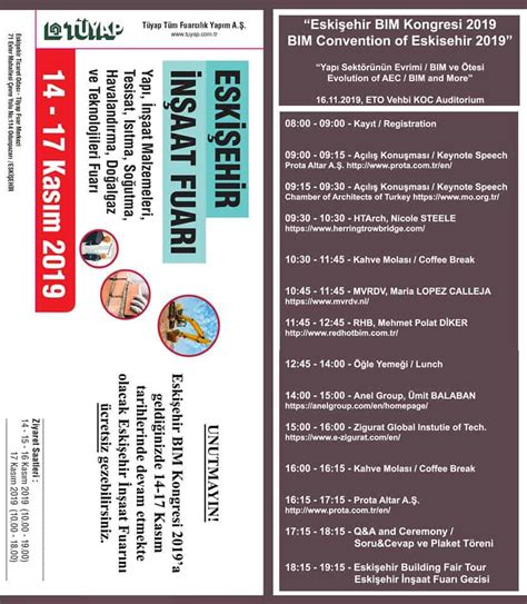 Bim Convention Of Eskişehir 2019