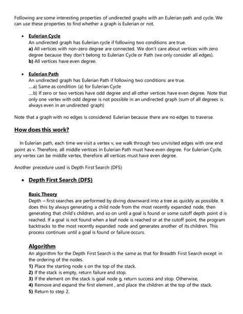 Graphs And Eularian Circuit And Path With C Program Pdf