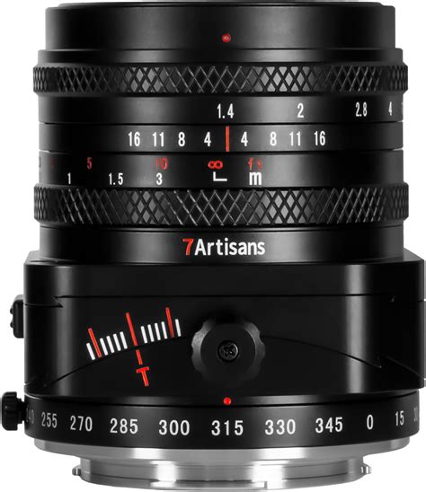 7artisans 50mm F14 Full Frame Tilt Shift Prime Lens For