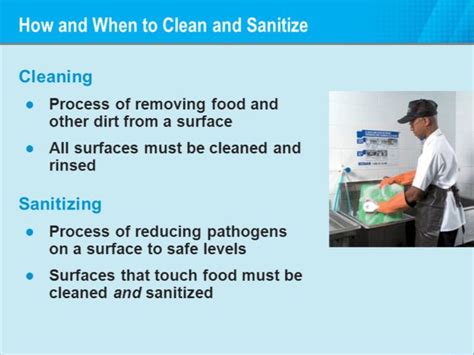 The Difference Between Cleaning And Sanitizing Food Surface Rand Miqdad