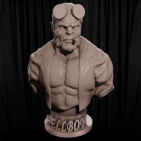 Hellboy Bust Stl