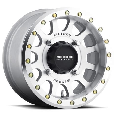 Method Race Wheels Mr401 Utv Beadlock In Silver Machined Wheel
