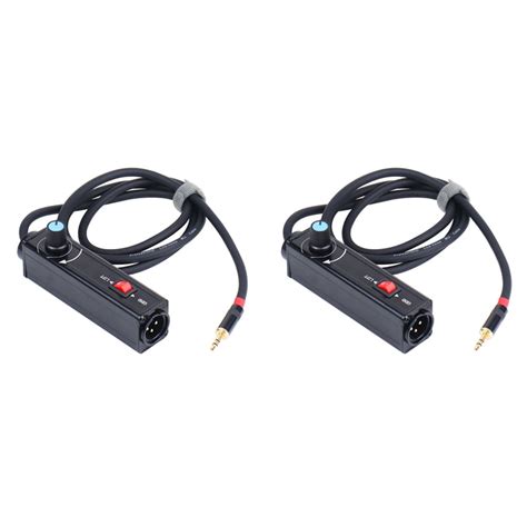 2x Stereo Ground Loop Isolator 35mm To Xlr Audio Isolator Audio Noise