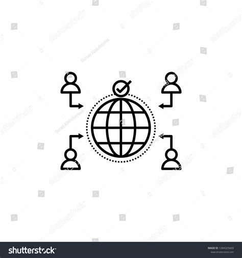 Endpoint Security Network Global Icon Element Stock Vector Royalty Free 1284325669 Shutterstock