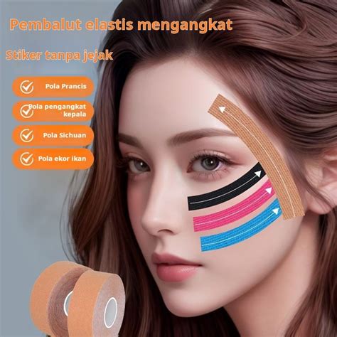 Jual Patch Otot Wajah Patch Pengencangan Wajah 2 Gulung Patch Pengencangan Wajah Selotip