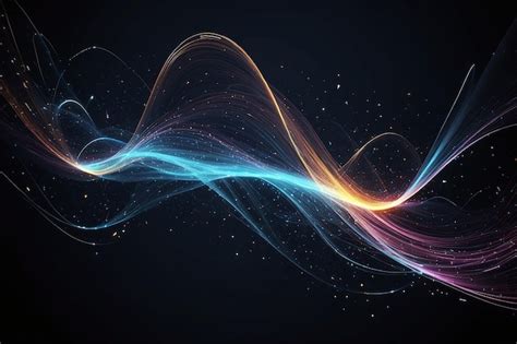 Premium Photo Particle Motion Flow Trails Futuristic Data Stream Premium Photo Particle Motion Flow Trails Futuristic Data Stream