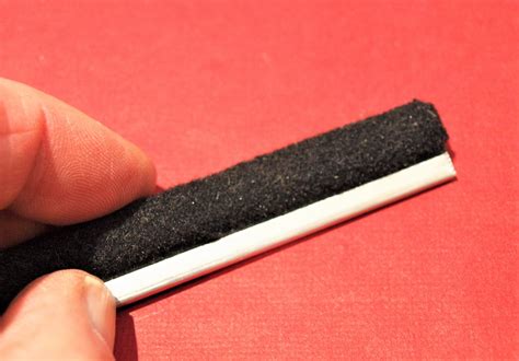 Triumph Drop Glass Inner Door Waist Seal Strip 980mm The Furry Piece 612806 612806