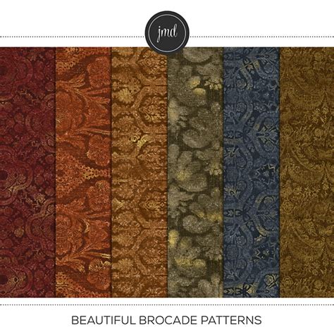 Beautiful Brocade Patterns Digital Art