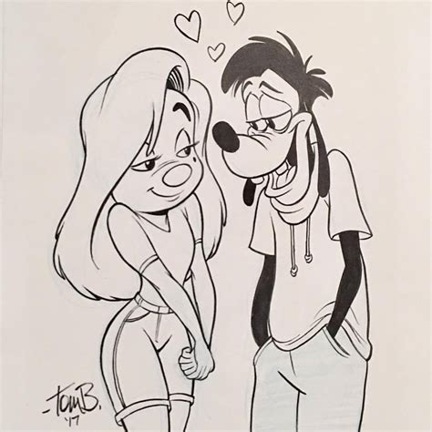 Disney Cartoon Love Drawings
