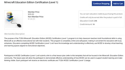 Tceas New Minecraft Certification Course Tcea Technotes Blog
