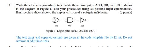write three scheme procedures to simulate these three