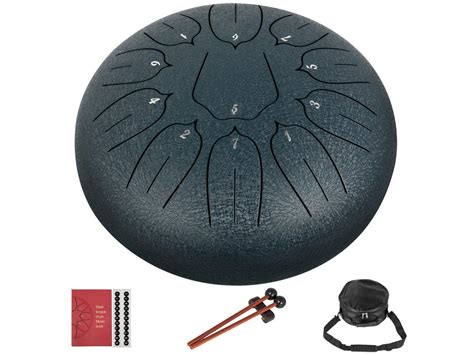 Vevor Tambor De Língua De Aço 11 Nota Instrumento De Percussão De 10 Polegadas Tambor De Aço