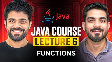 Java Lecture 6 Functions Youtube