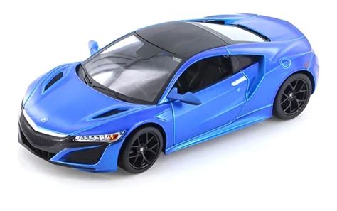 Miniatura Acura Nsx 2018 Maisto Azul Metalizado 124 Cuotas Sin Interés