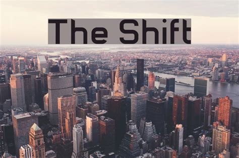 The Shift Font