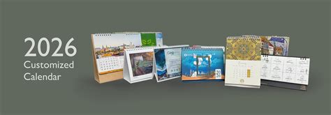 Premium 2026 Calendar Table Top Designs Corporate Ts Dubai