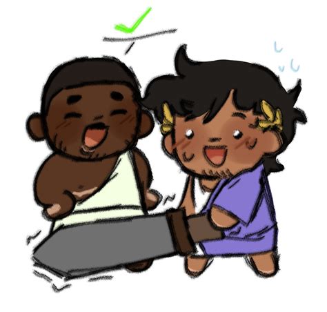 More Chibi Eurylochus But This Time With His Chibi Friends 💚