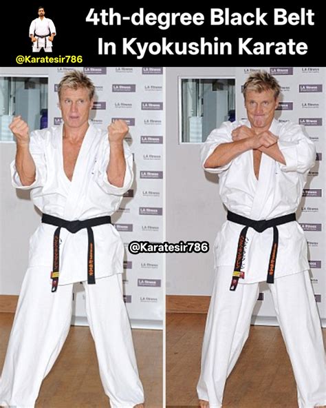 Karate Dolph Lundgren Is A Martial Artist With A 4th Degree Black