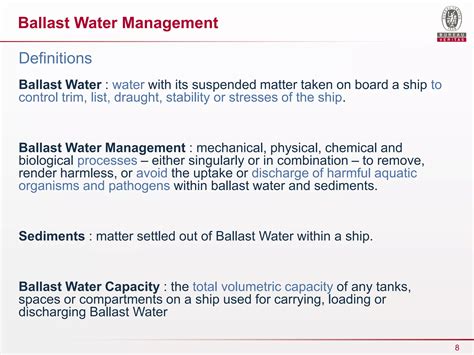 Ship Ballast Water Management Ppt
