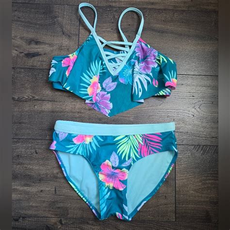 Justice Swim Justice Girls Bikini Set Poshmark