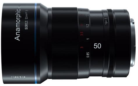 Sirui 50mm F18 Anamorphic 133x Lens