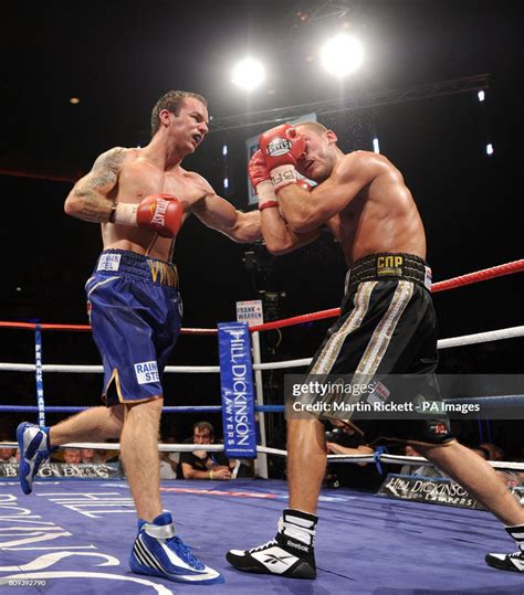 Kevin Mitchell In Action Against John Murray During The Wbo World