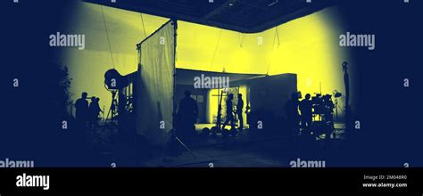 Behind The Scenes Of Shooting Video Production And Lighting Set For