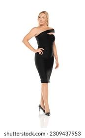 3 Hundred Middle Age Women Tight Dresses Royalty Free Images Stock