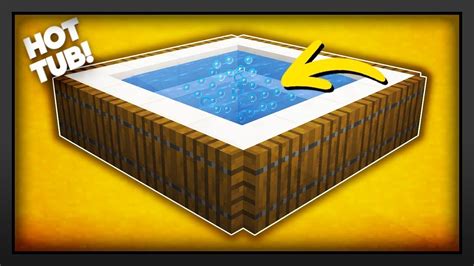 How To Build A Hot Tub Minecraft At Jasper Saranealis Blog