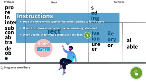 Interactive Morpheme Matrix Genially