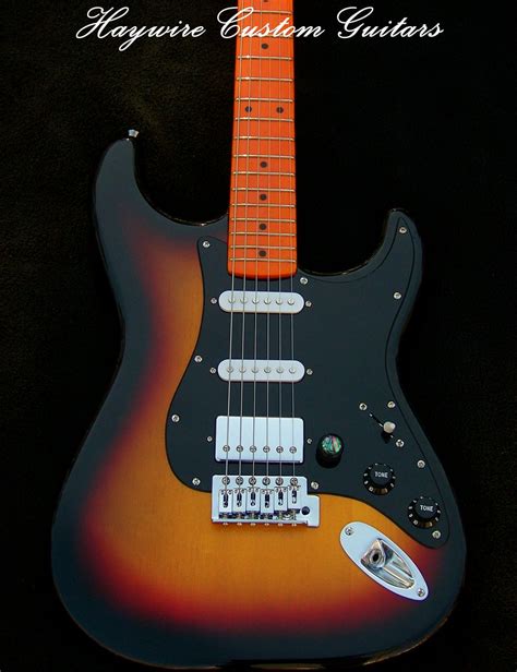 Haywire Custom Guitars Sunburst Vintage Humbucker Strat2t Flickr