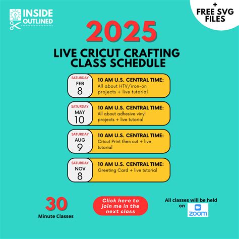 Free Cricut Classes Insideoutlined
