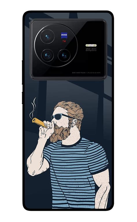 Buy Now Smoking Glass Case For Vivo X80 Online Casekaro