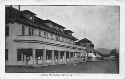 Willits California Hotel Stamp Removed From Stamp Box Ebay