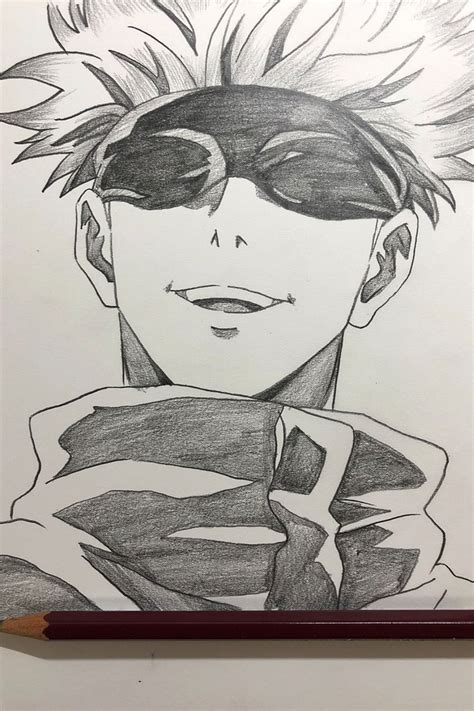 How To Draw Gojo Satoru From Jujutsu Kaisen Anime Drawings Anime