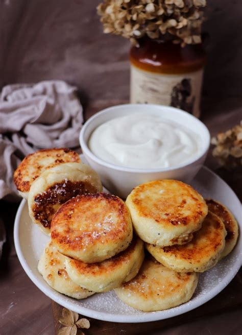 Syrniki Cottage Cheese Pancakes High Protein Breakfast