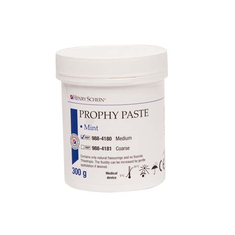 Henry Schein Prophy Paste Medium Mint 300g Jar Prophy Paste