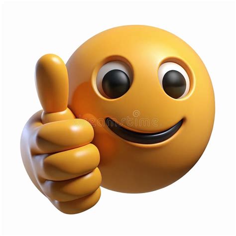 Yellow Thumbs Up Smile Stock Illustrations 1134 Yellow Thumbs Up