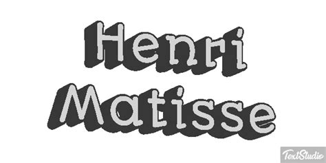 Henri Matisse Celebrity Animated  Logo Designs