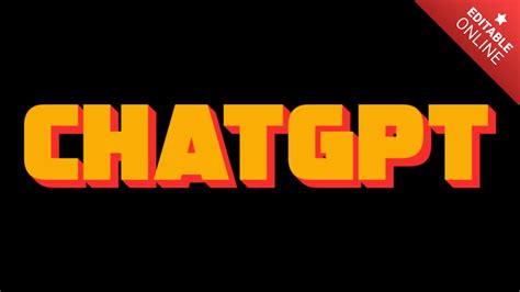 Chatgpt Yellow Font Style Text Effect Generator
