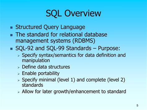 Ppt Is 4420 Database Fundamentals Chapter 7 Introduction To Sql Leon Chen Powerpoint