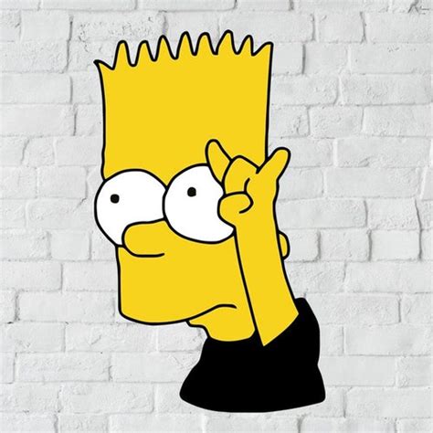Bart Simpson Svg Etsy