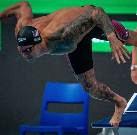 Look At All Of Caeleb Dressel S Tattoos And Know Their Meaning