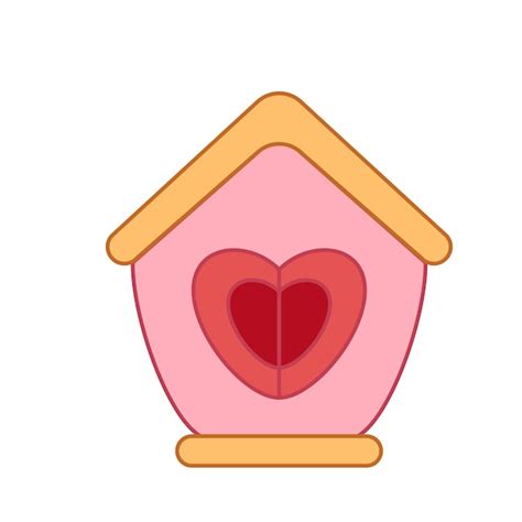 Premium Vector Love Cute House